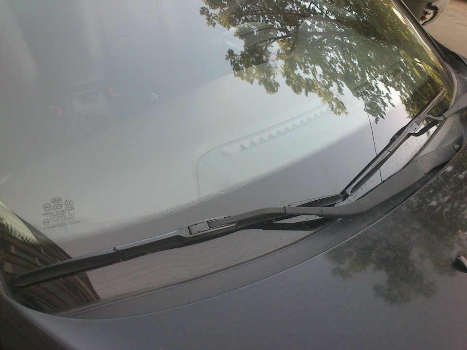 ЩЕТКИ ОЧИСТИТЕЛЯ ЛОБОВОГО СТЕКЛА — Hyundai Sonata V (NF), 2 л, 2008 ...