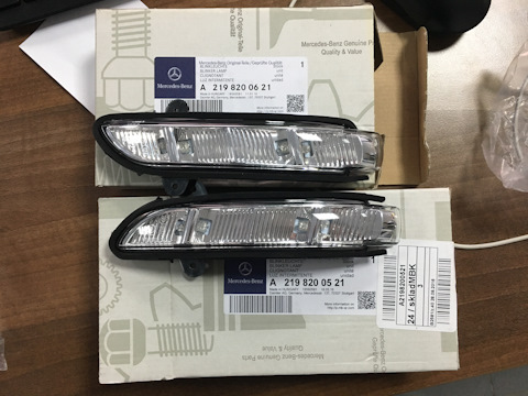 A2198200621 Фонарь указателя поворота Mercedes | Запчасти на DRIVE2