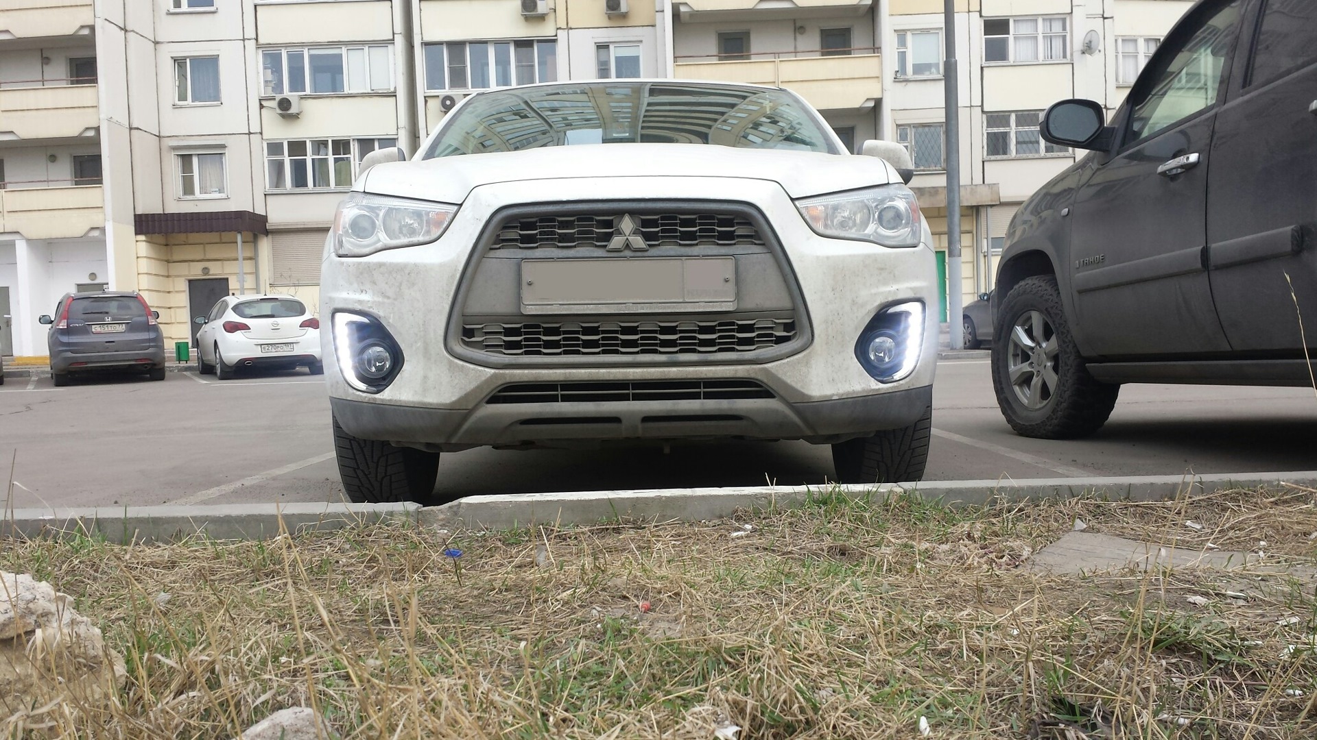Установил оригинальные ДХО. — Mitsubishi ASX, 1,6 л, 2012 года ...