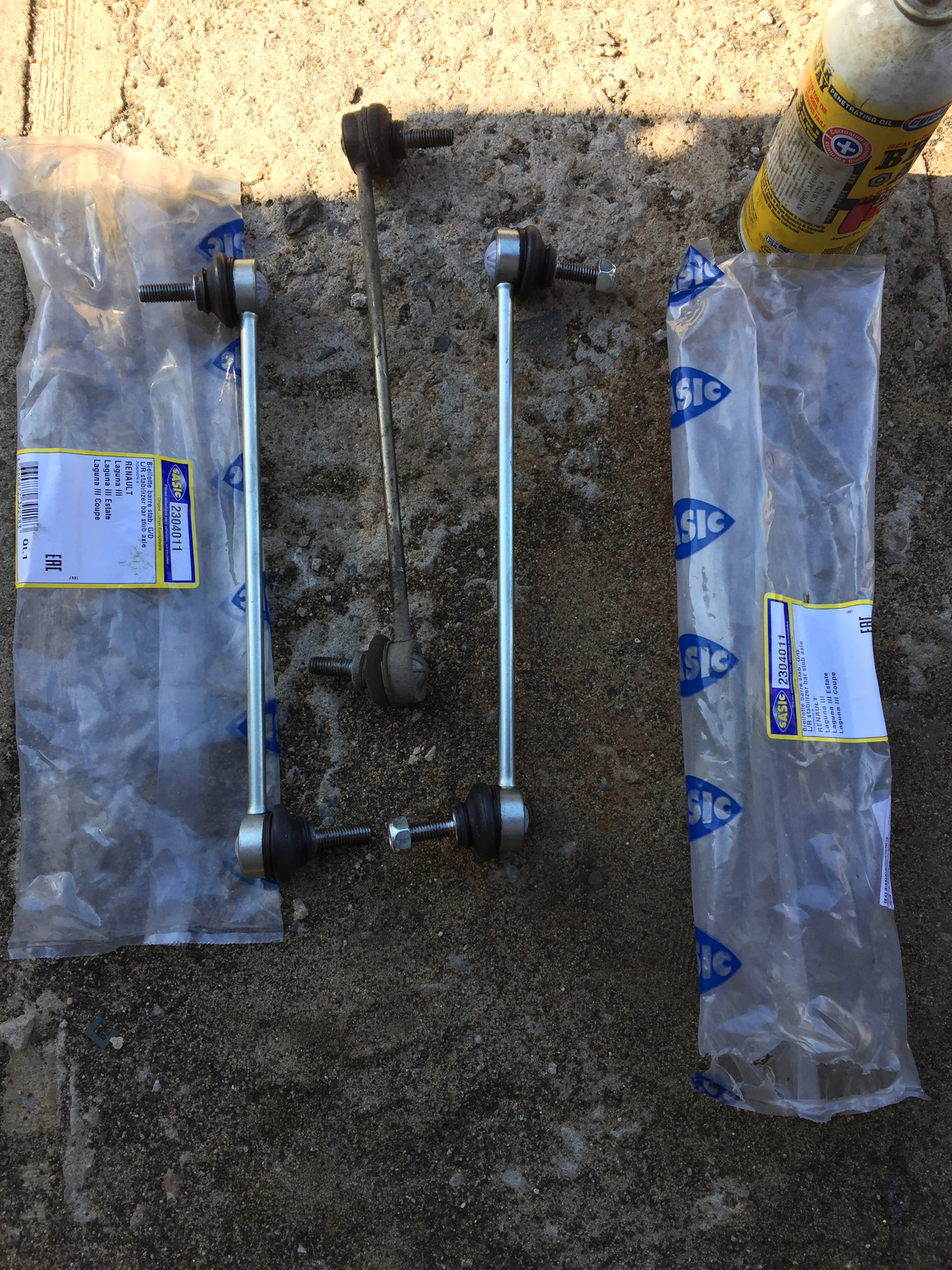 Стойки стабилизатора — 210ооо км. — Renault Laguna III, 1,5 л, 2010 ...