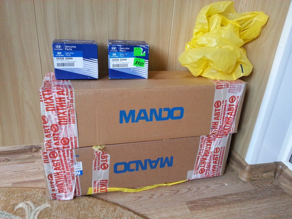 Потекли стойки амортизаторов — Hyundai Accent (2G), 1,5 л, 2008 года ...