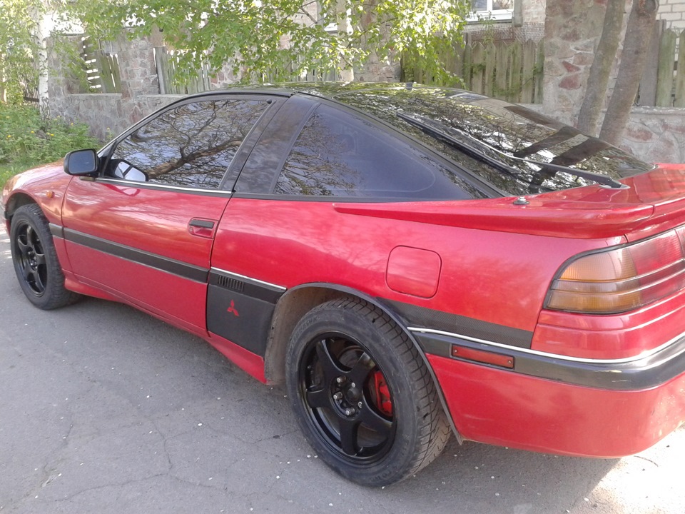 Немного изменил вид карбоном)и покраска дисков в чёрное) — Mitsubishi ...