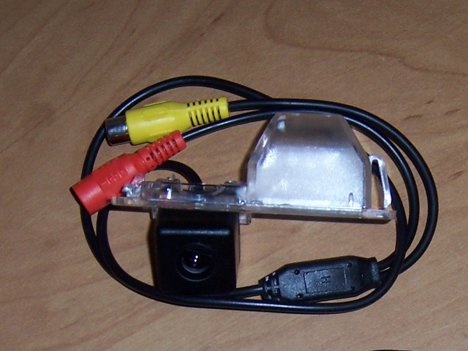 Камера заднего вида CCD + зеркало с монитором AVS0489BM + система парковки ParkMaster 35-4-A ...