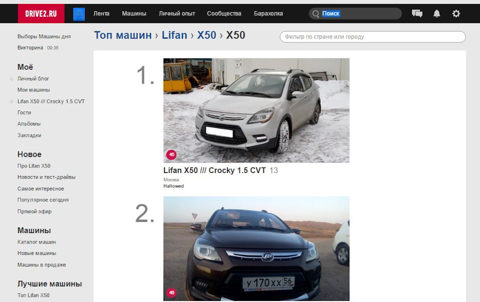 Спасибо Вам! ///Crocky the first ))) — Lifan X50, 1,5 л, 2016 года | рейтинг и продвижение | DRIVE2