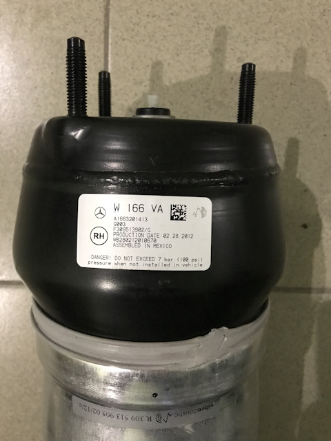 A1663201413 Стойка подвески пневматич. Mercedes | Запчасти на DRIVE2