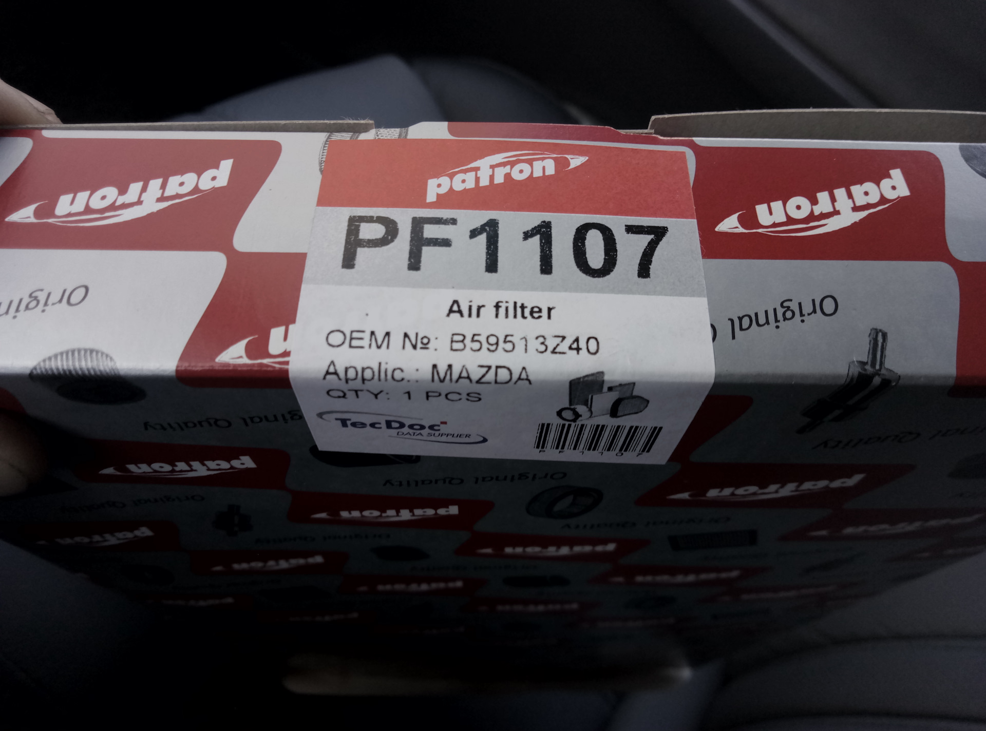 Вохдушный фильтр, ченджет — Mazda 323 V, 1,5 л, 1995 года | плановое ТО ...