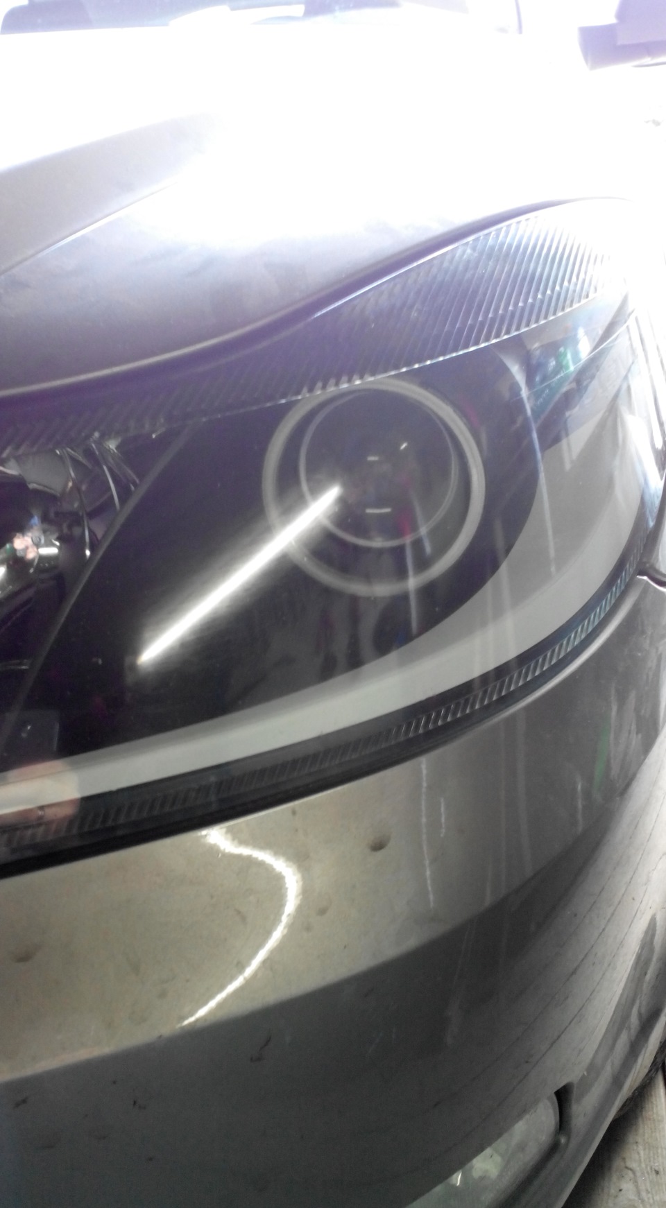 Ангельские глазки и покраска фар — Black Angel EyEs Skoda — Skoda ...