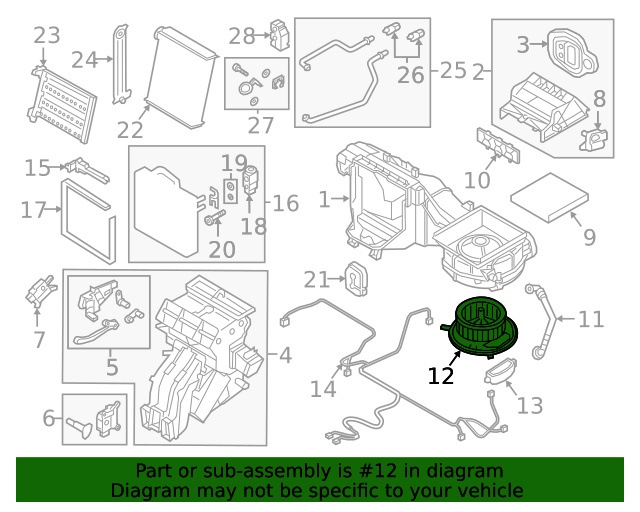 5Q1819021B Вентилятор салона VAG | Запчасти на DRIVE2