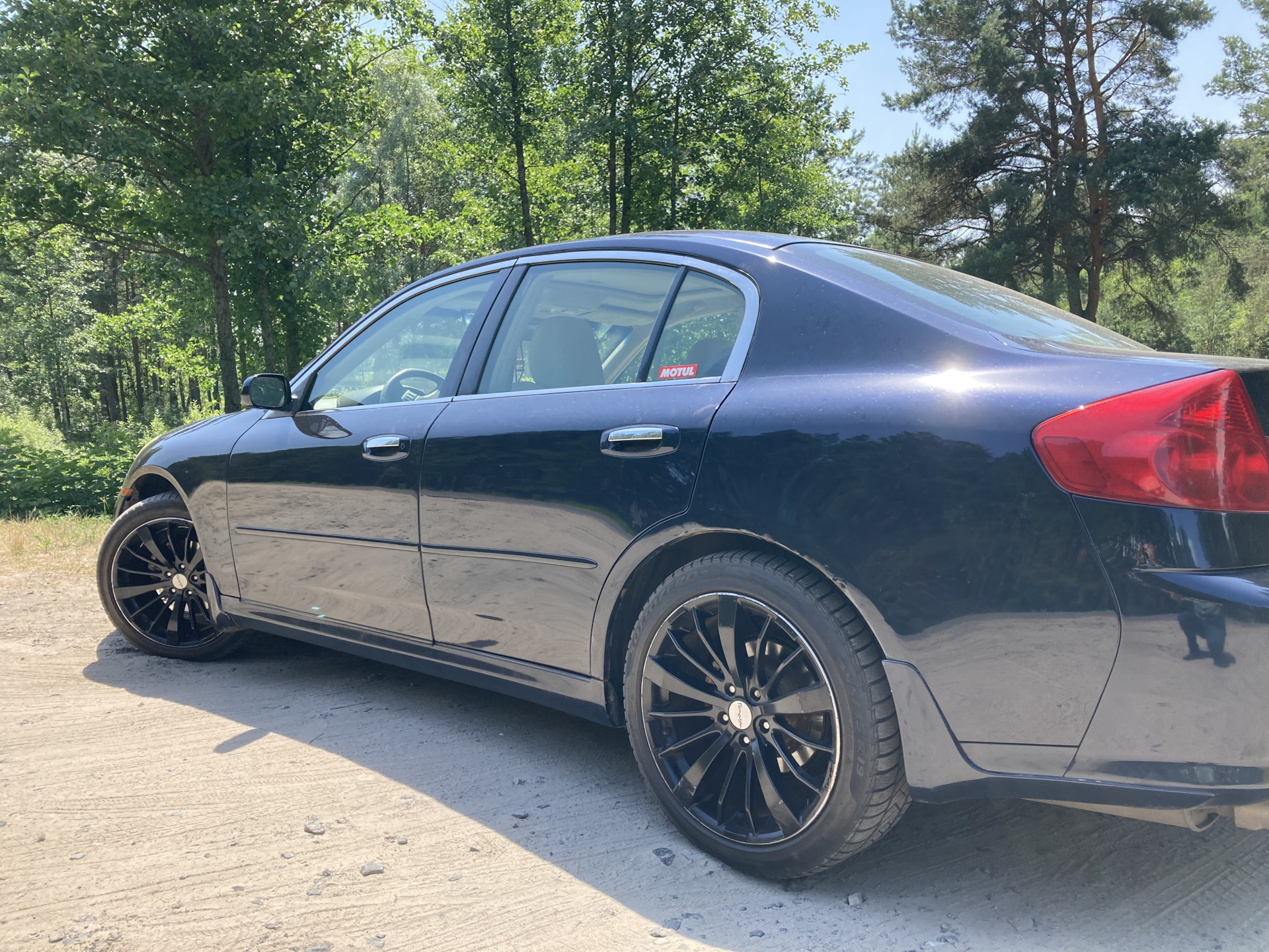 Tomason R19 — Infiniti G35 Sedan (V35), 3,5 л, 2005 года | колёсные ...