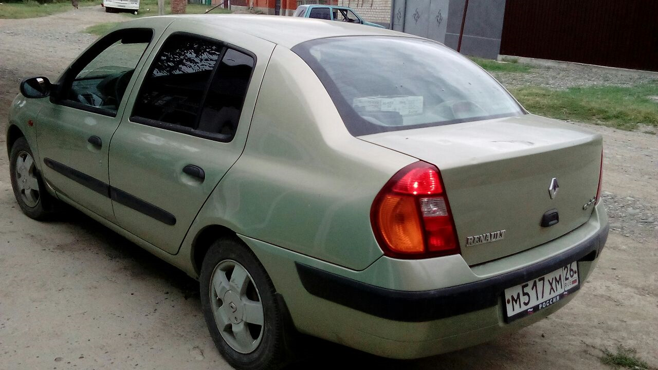 Всем привет! — Renault Symbol, 1,4 л, 2002 года | своими руками | DRIVE2