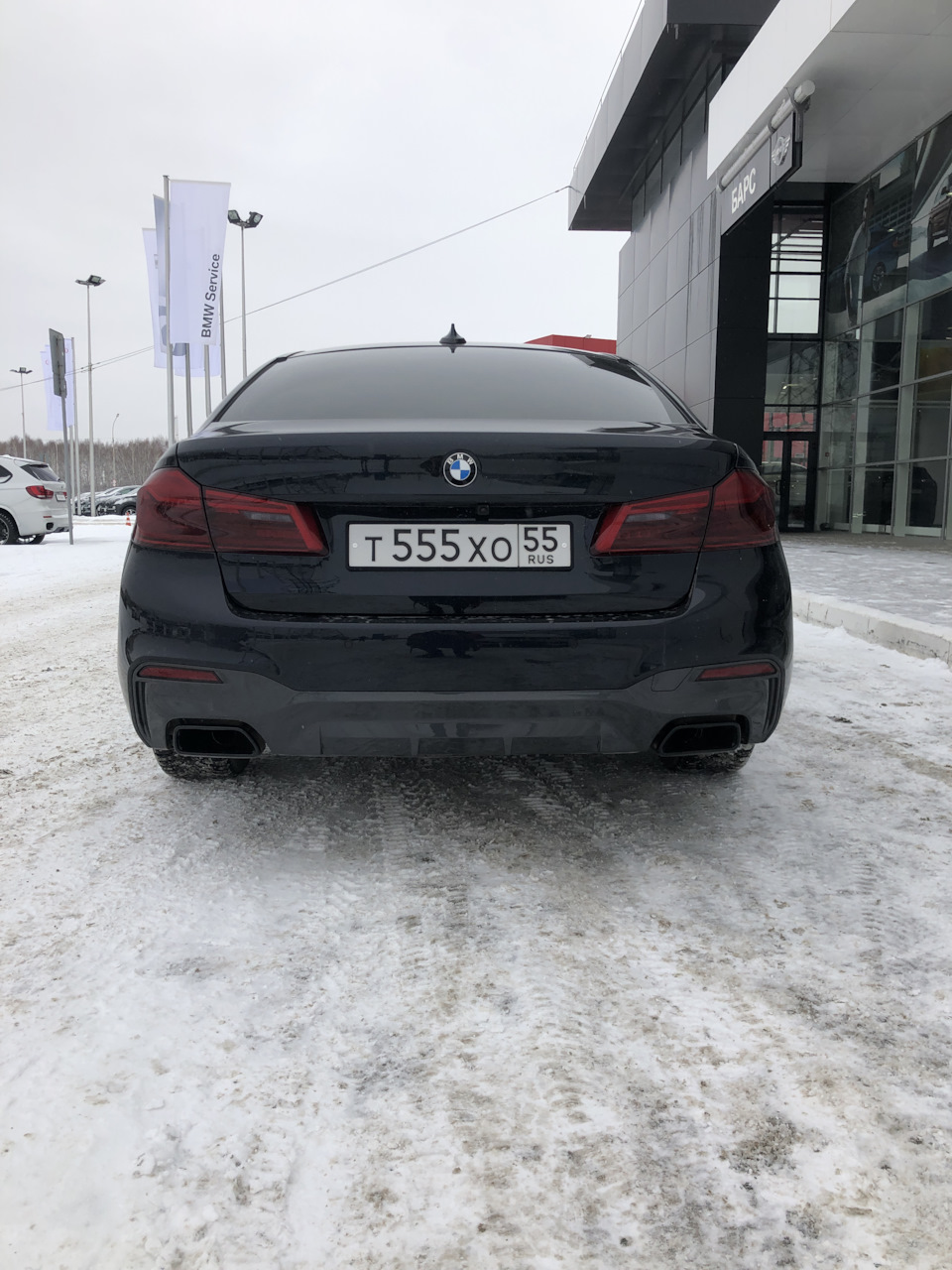 Дифф и насадки от м550 рест — BMW 5 series (G30), 2 л, 2019 года | стайлинг | DRIVE2