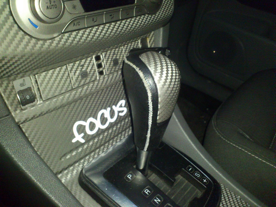 Ручка АКПП в кожу. — Ford Focus Hatchback II, 2 л, 2011 года | стайлинг ...