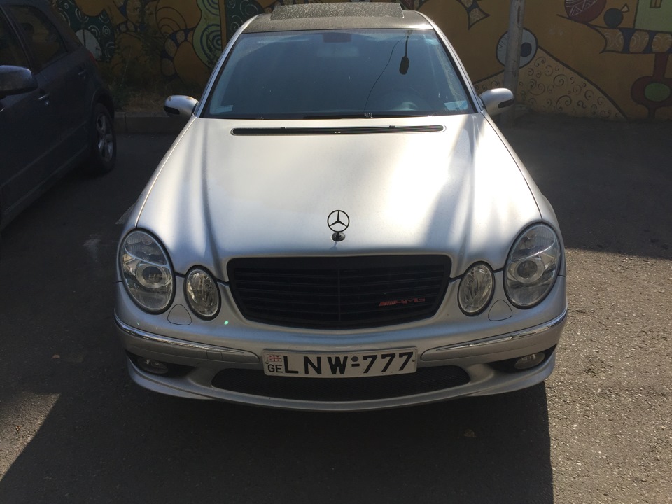 Grill Paint Work — Mercedes-Benz E 55 AMG (W211), 5,5 л, 2004 года ...
