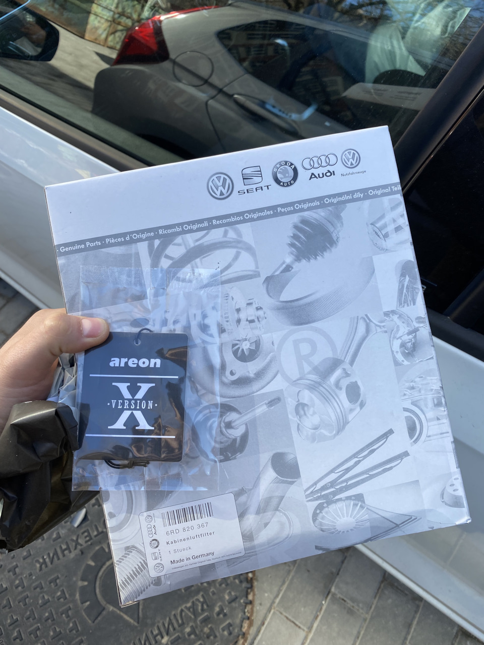 Салонный фильтр — Volkswagen Polo Sedan, 1,6 л, 2016 года | расходники ...