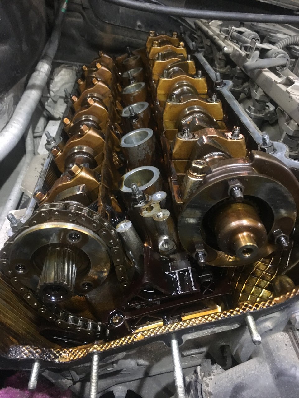 Замена маслосъемных колпачков на моторе M54 без снятия ГБЦ — LSVMotors ...