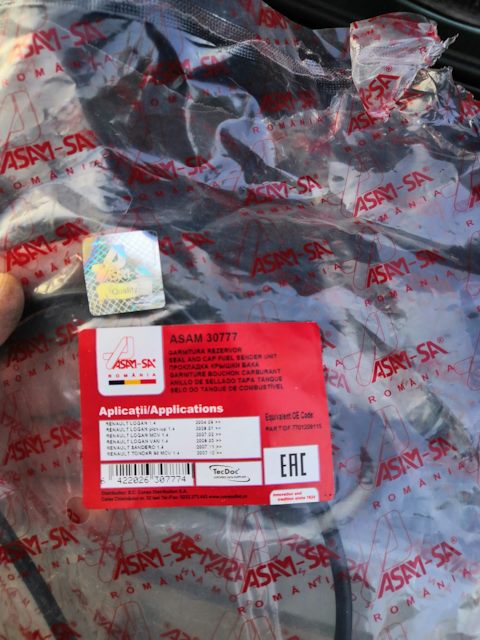 7701209115 Крышка топл. насоса с прокладкой RENAULT | Запчасти на DRIVE2