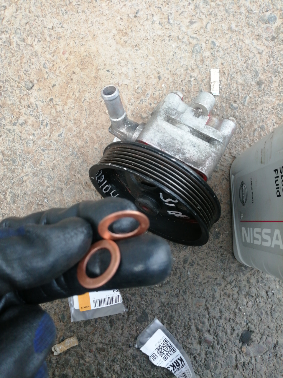 Часть 73 Замена ГУР, компрессора кондиционера, ремонт генератора ...