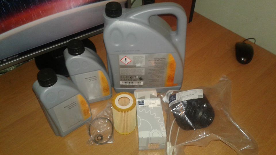 Заменил масло и масляный фиьтр — Mercedes-Benz E-Class (W210), 2,7 л ...