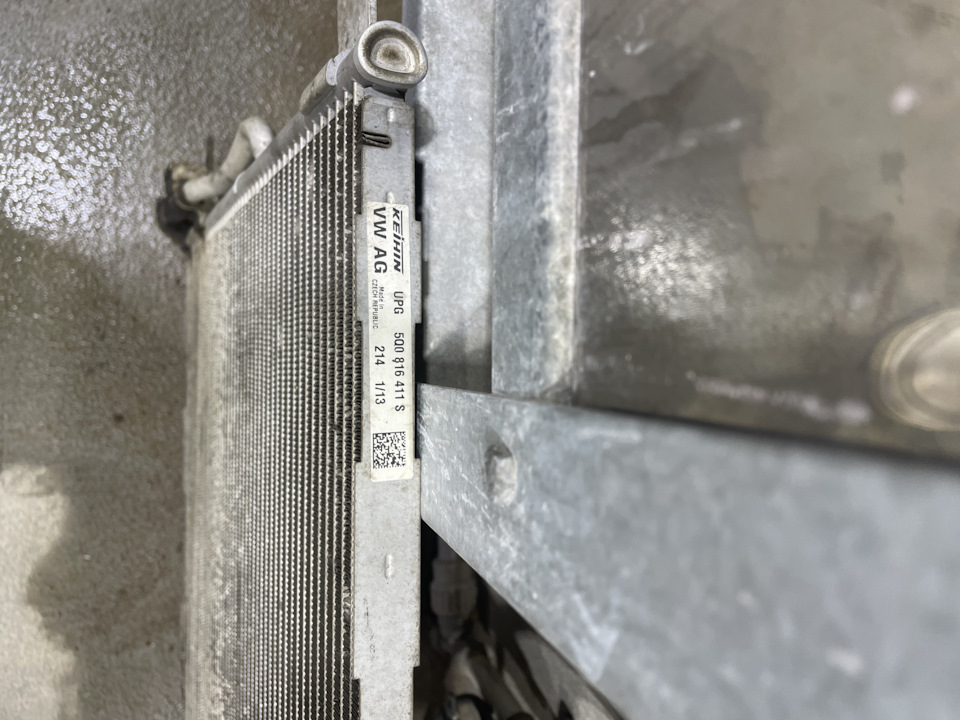 #17 Радиатор кондиционера, мойка основного — Volkswagen Golf Mk7, 1,2 л ...