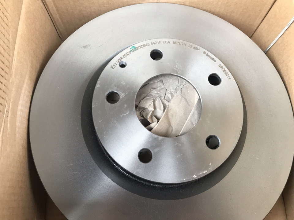 BREMBO Замена передних тормозных дисков и колодок — Mazda 3 (3G) BM, 2 ...