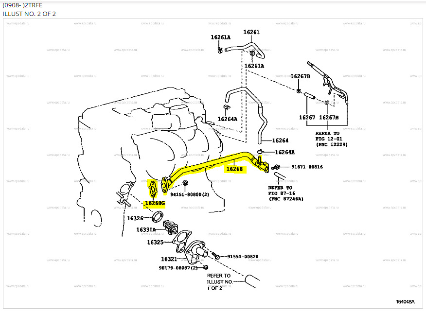 Замена трубки антифриза — Toyota Land Cruiser Prado 150-series, 2,7 л ...