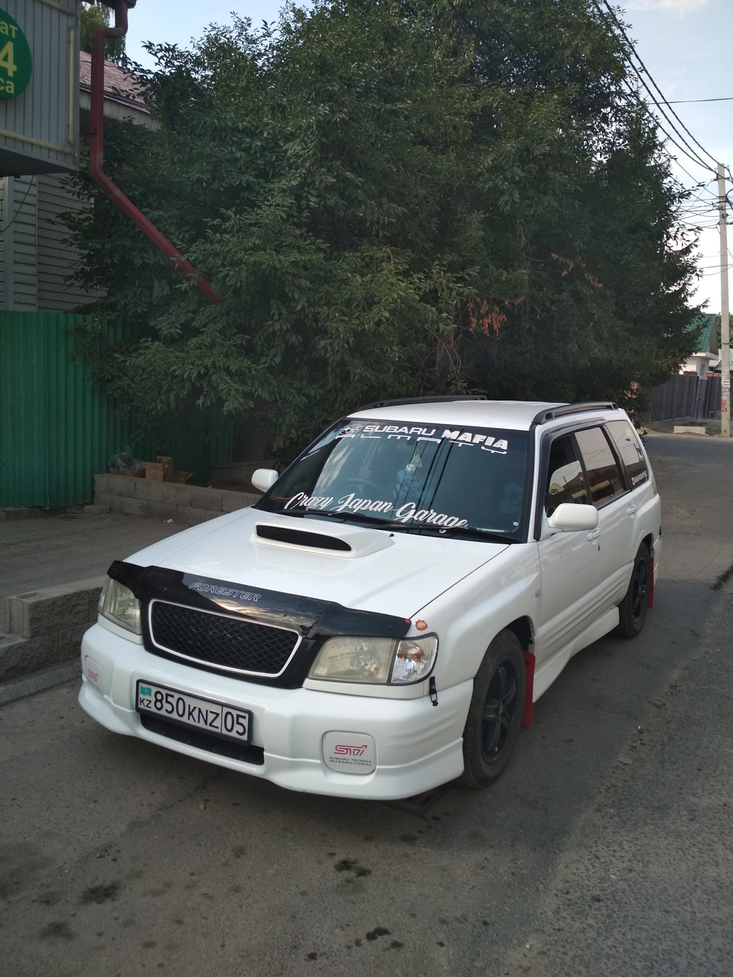 Решетка STI и нее много колхоза))) — Subaru Forester (SF), 2 л, 2000 ...