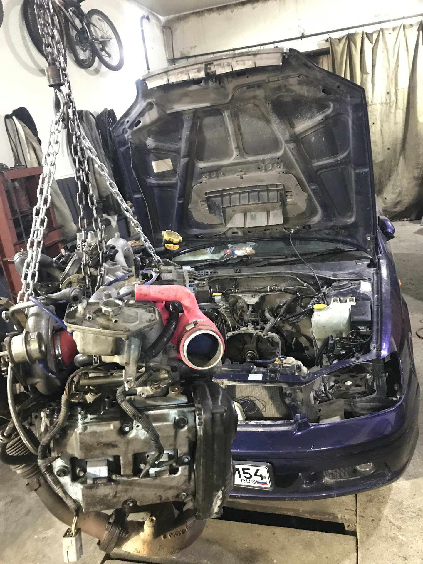 Установка и запуск — Subaru B4 (BE), 2 л, 1999 года | своими руками ...