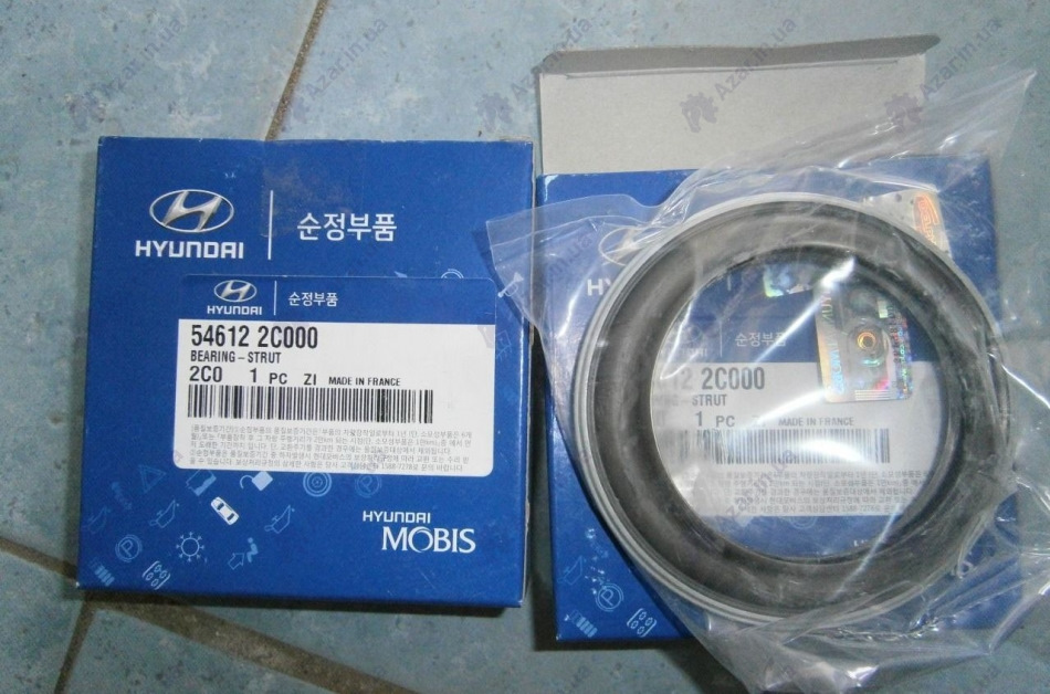 "Захрустел" левый опорный подшипник стойки — KIA Rio (2G), 1,4 л, 2011 ...