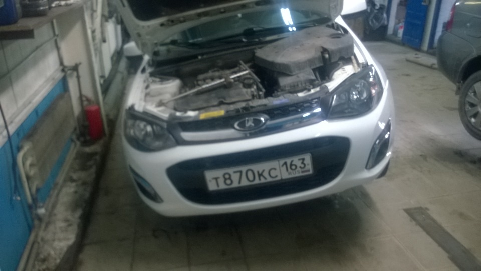 Паук 4-2-1 и резонатор Stinger — Lada Калина Хэтчбек (2G), 1,6 л, 2013 ...