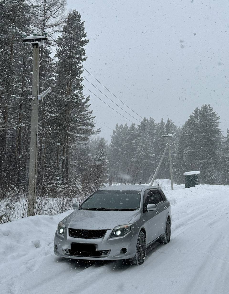 Установка оригинальных боковых обвесов на fielder 141 — Toyota Corolla ...