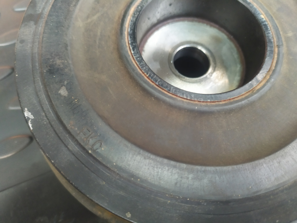 Классическая болячка дизелей D4HA — шкив коленвала под замену — KIA ...