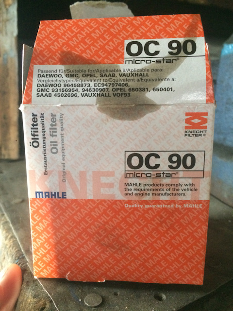 96458873 Фильтр масляный GM | Запчасти на DRIVE2