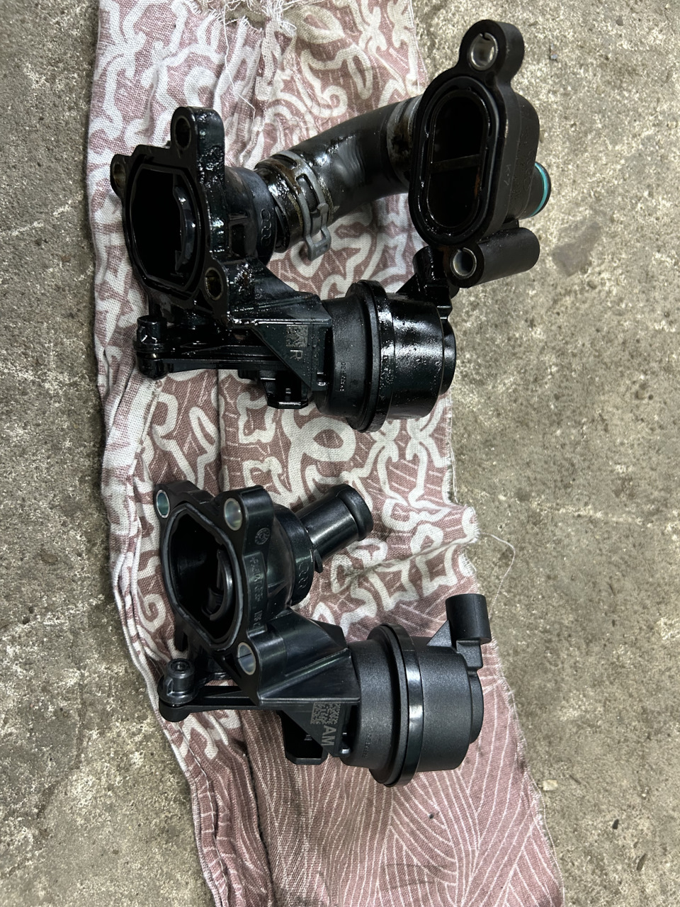 35. Устранение течи в развале блока CRCA — Volkswagen Touareg (2G), 3 л ...