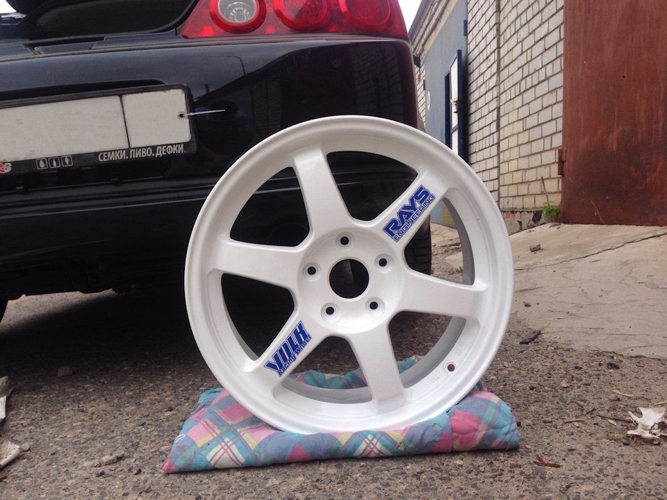 RAYS VOLK RACING TE37 — Acura RSX, 2 л, 2005 года | колёсные диски | DRIVE2