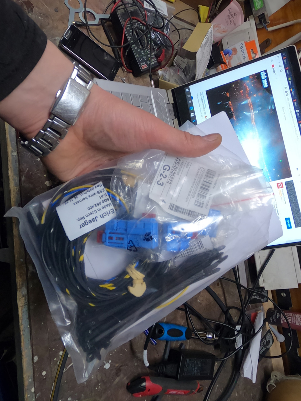 #3 Накладки порогов с подсветкой от R — Volkswagen Golf Mk7, 1,4 л ...