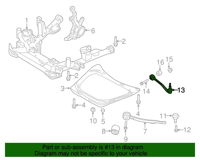 31126760276 Поперечный рычаг подвески П BMW | Запчасти на DRIVE2