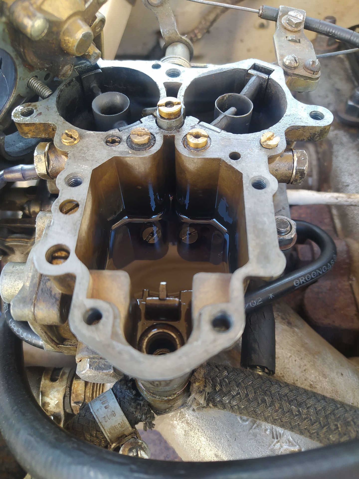 Сильный провал при открытии второй заслонки К-151. Решение. — ГАЗ 2410, 2,4 л, 1990 года ...