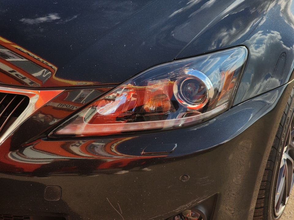Реставрация стёкол и установка bi-led lexus is — DRIVE2