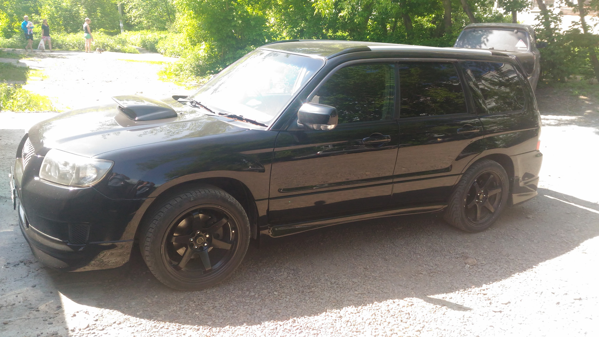 Пороги STi — Subaru Forester (SG), 2 л, 2007 года | стайлинг | DRIVE2