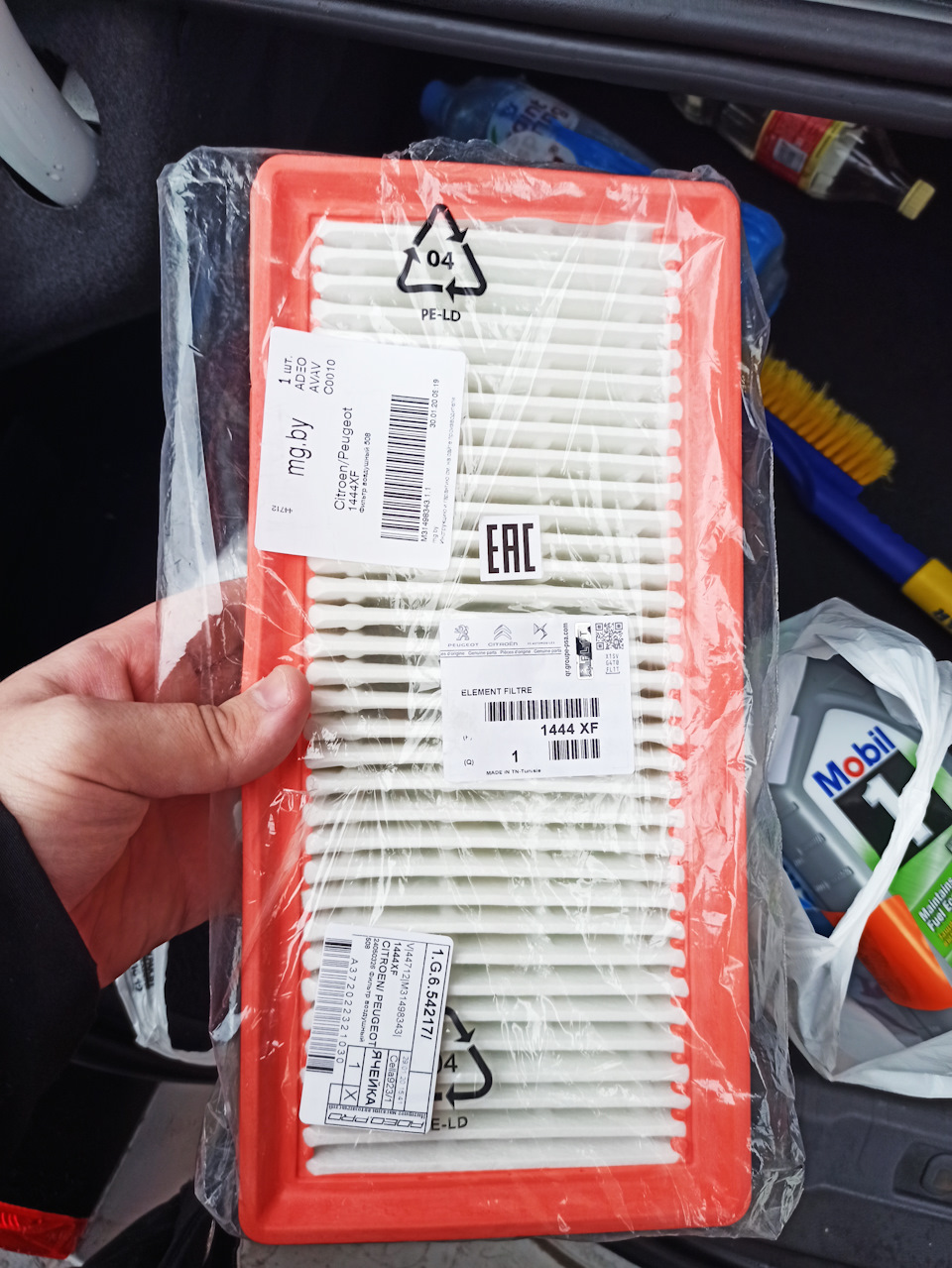 1444XF Фильтр воздушный Peugeot Citroen | Запчасти на DRIVE2