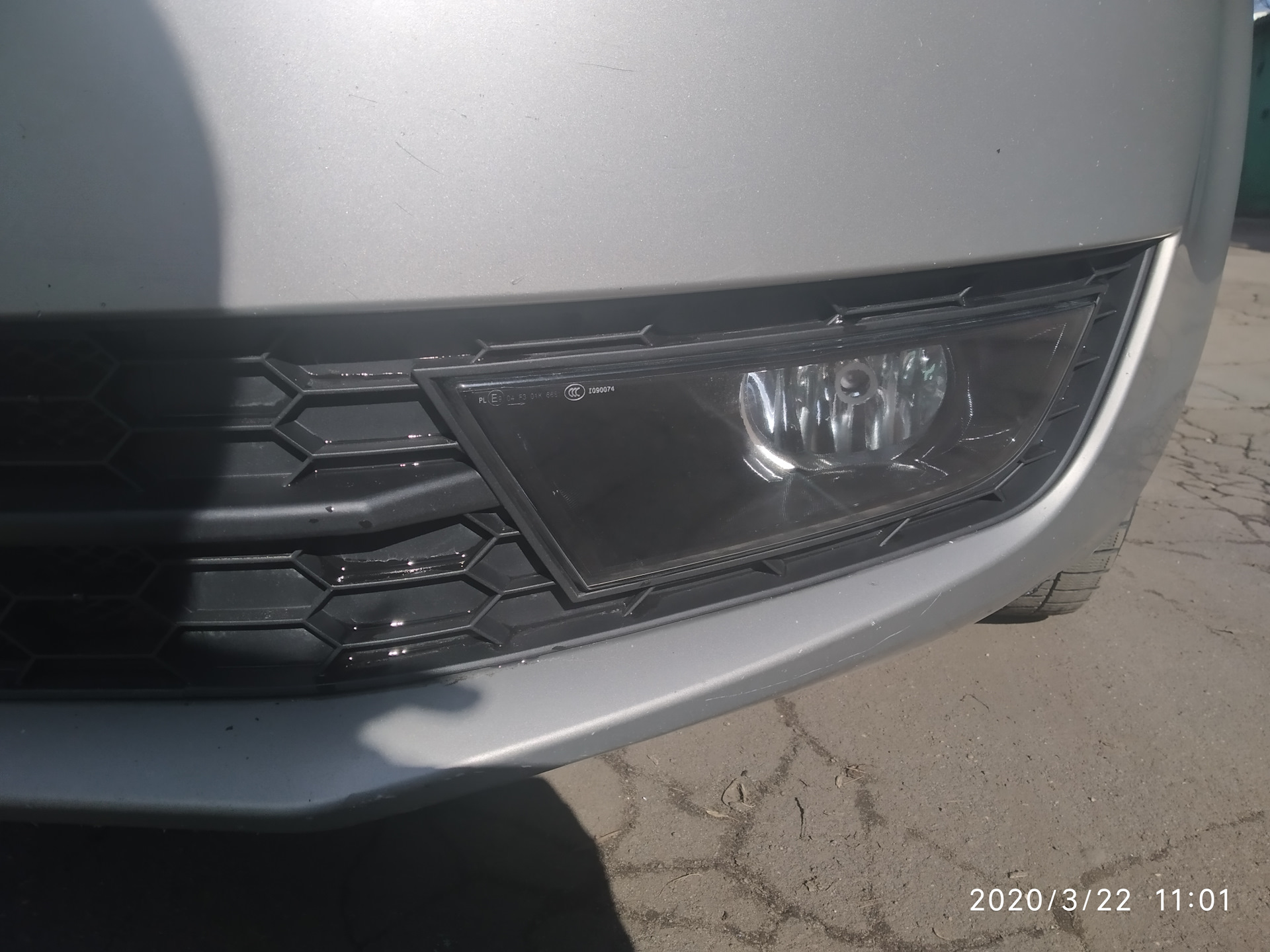 Установил оригинальные ксеноновые фары и ПТФ — Skoda Octavia A7 Mk3, 1 ...