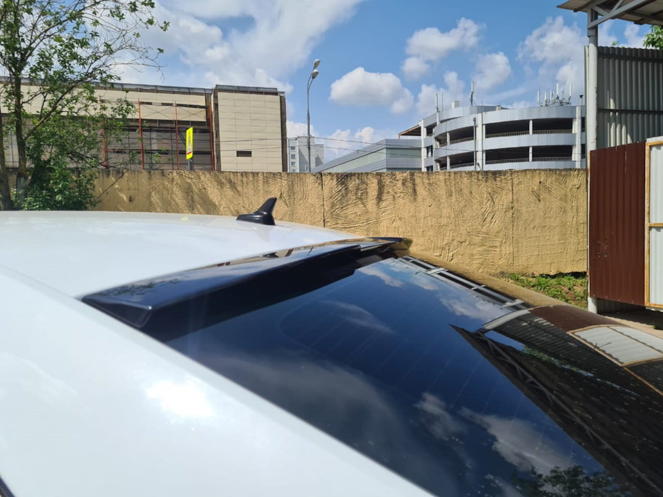 [8]Лип спойлер на заднее стекло — Skoda Superb Mk3, 2 л, 2016 года ...