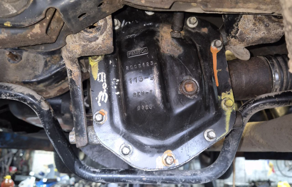 Установка заднего редуктора SPORT — Ford Edge (1G), 3,5 л, 2014 года ...