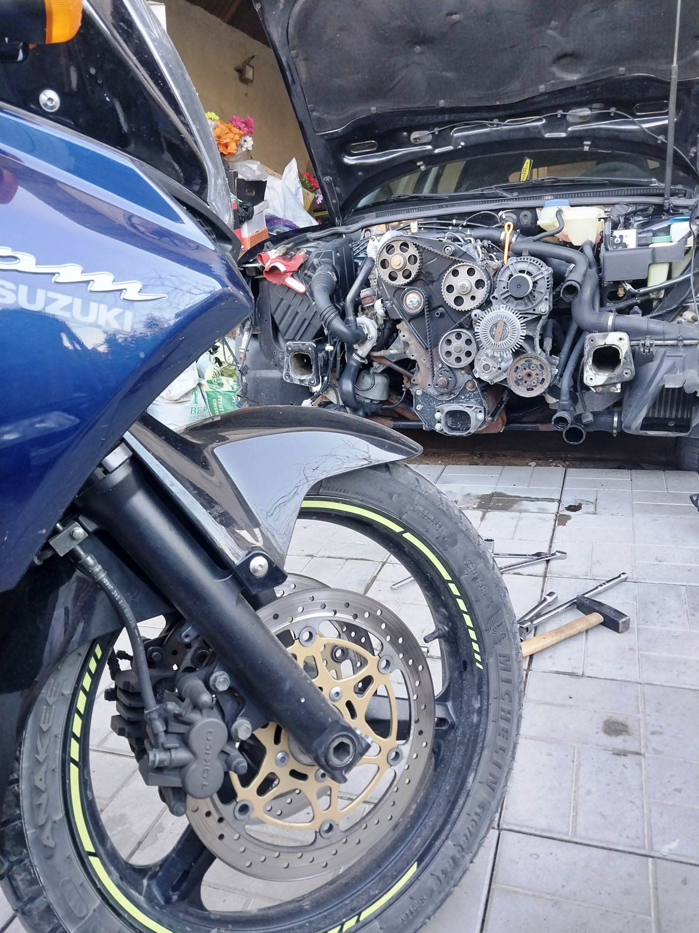 Service insp. 560.000 km. — Volkswagen Passat B5, 1,9 л, 1997 года ...