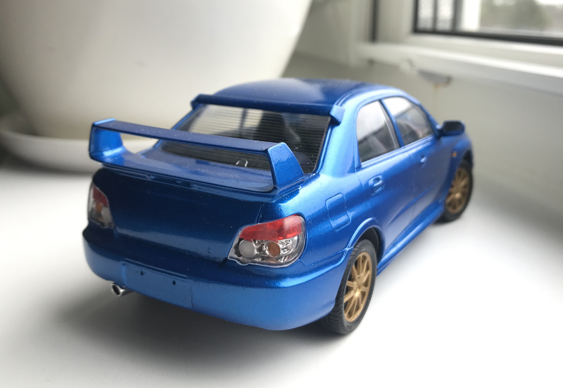 Сборная модель Subaru Impreza STI. — Subaru Impreza WRX (GD, GG), 2,5 л, 2006 года | просто так ...
