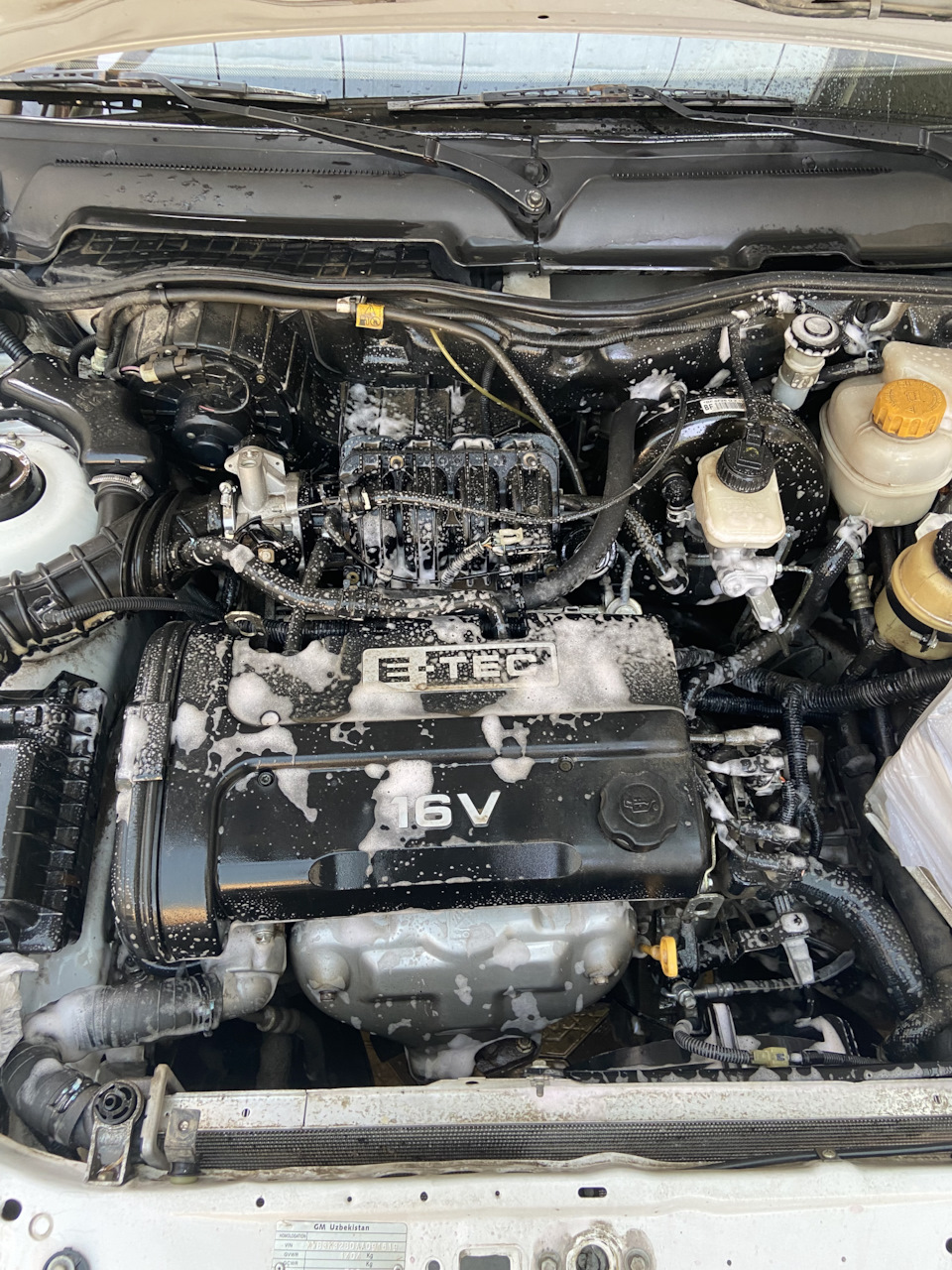 Мойка двигателя — Chevrolet Nexia (1994), 1,6 л, 2010 года | мойка | DRIVE2