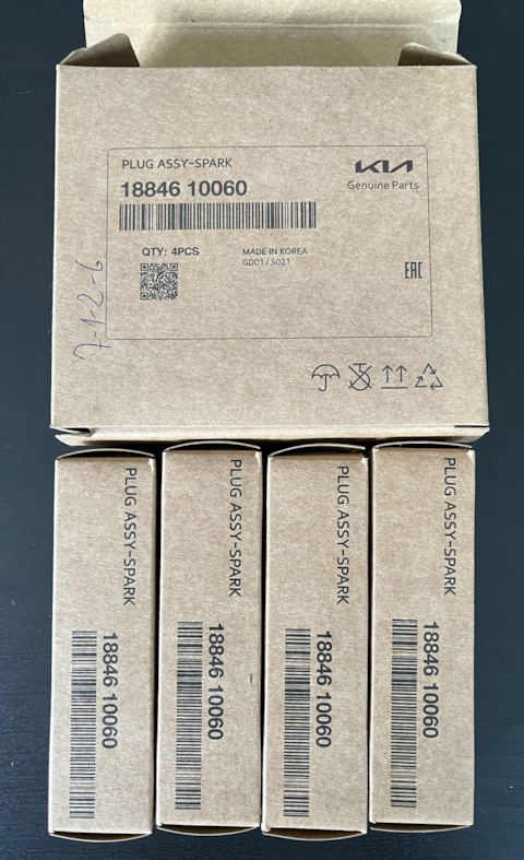 1884610060 СВЕЧИ ЗАЖИГАНИЯ KIA HYUNDAI | Запчасти на DRIVE2