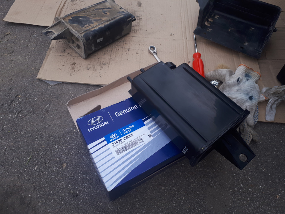 3142025000 Абсорбер паров топливного бака KIA HYUNDAI | Запчасти на DRIVE2