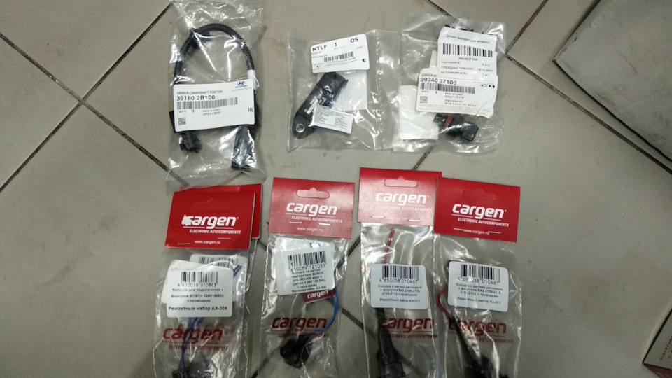 Датчики и разьемы (дад, дтв, дпкв) — Lada 21073, 1,3 л, 2008 года ...