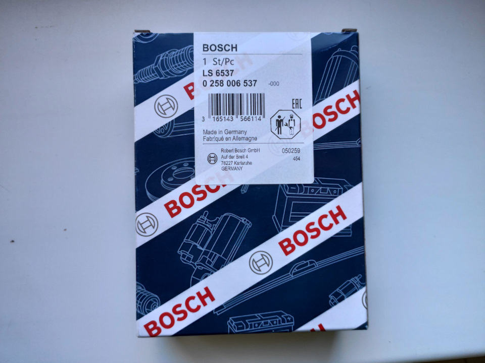 0258006537 Лямбда зонд (датчик кислорода) BOSCH | Запчасти на DRIVE2